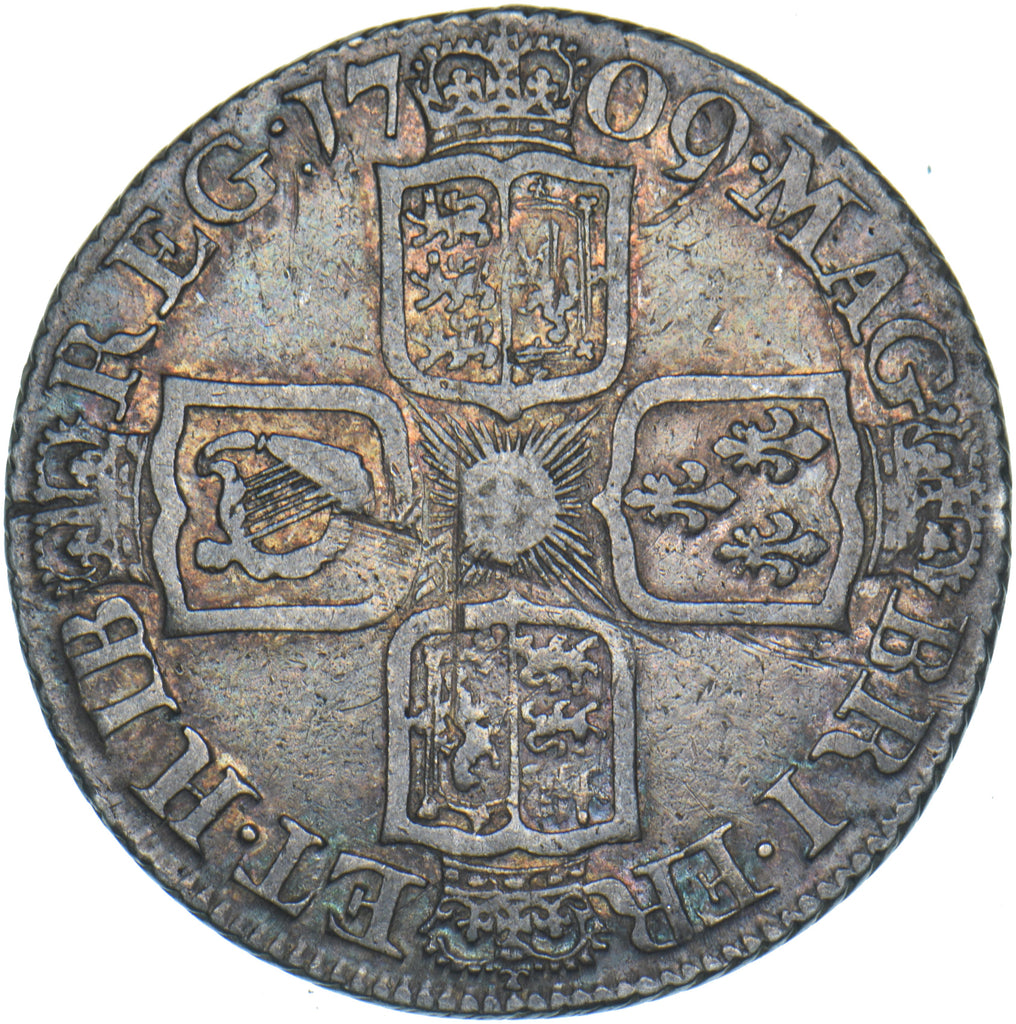1709 Shilling - Anne British Silver Coin - Nice – The Coin King
