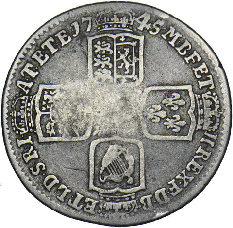 1745 LIMA Shilling - George II British Silver Coin – The Coin King