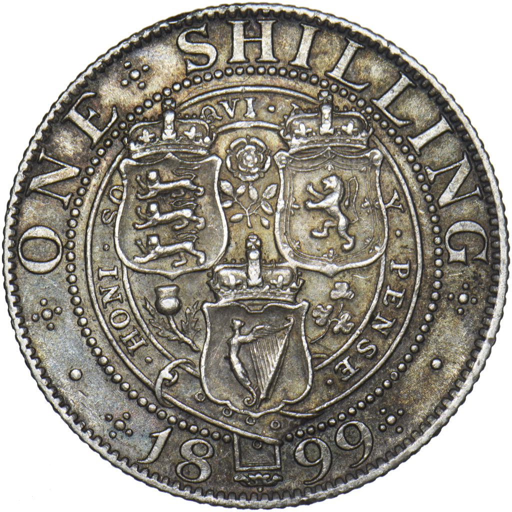 1899 Shilling - Victoria British Silver Coin - Very Nice – The Coin King