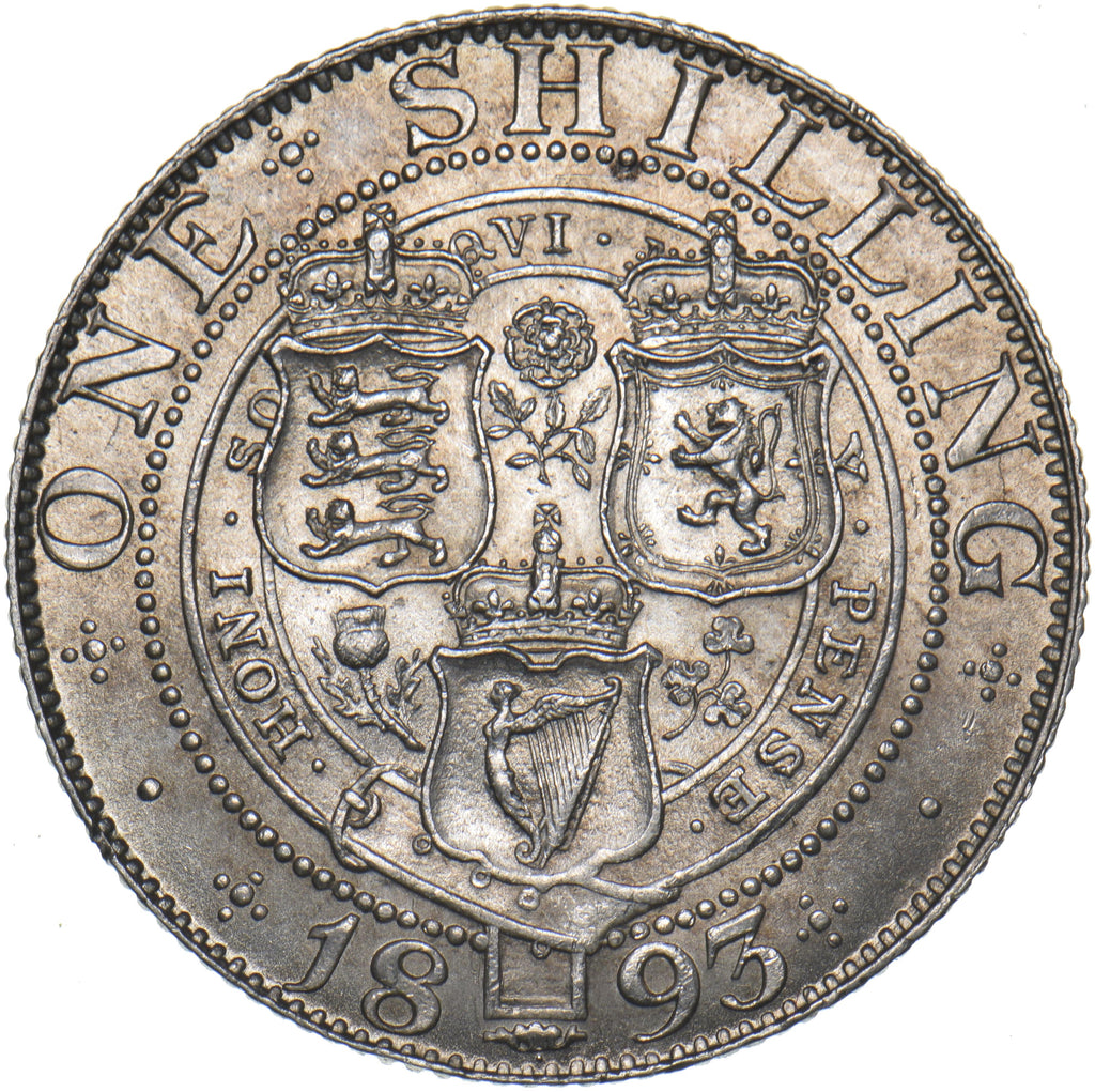 1893 Shilling - Victoria British Silver Coin - Superb – The Coin King