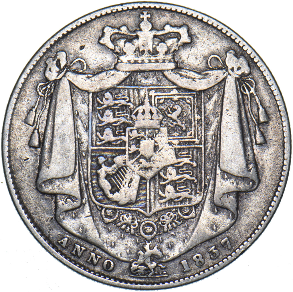 1837 Halfcrown - William IV British Silver Coin – The Coin King