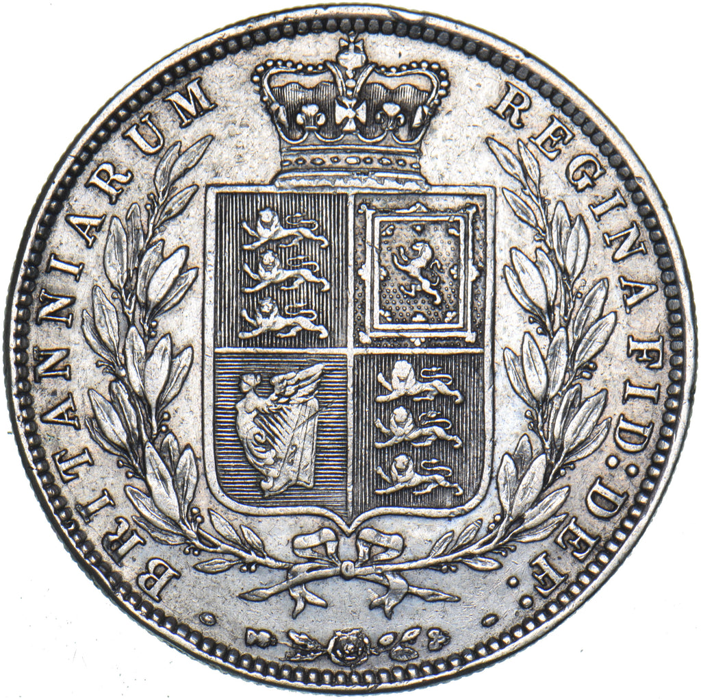 1877 Halfcrown - Victoria British Silver Coin - Nice – The Coin King