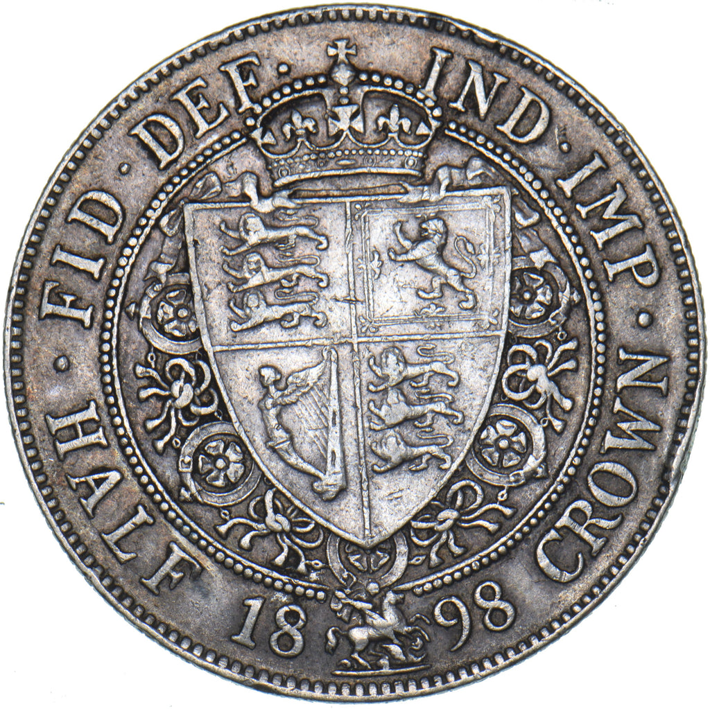1898 Halfcrown - Victoria British Silver Coin – The Coin King