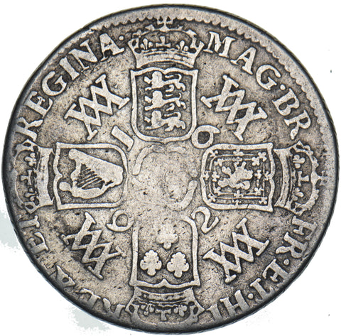 1692 Shilling (Inverted 1) - William & Mary British Silver Coin – The ...