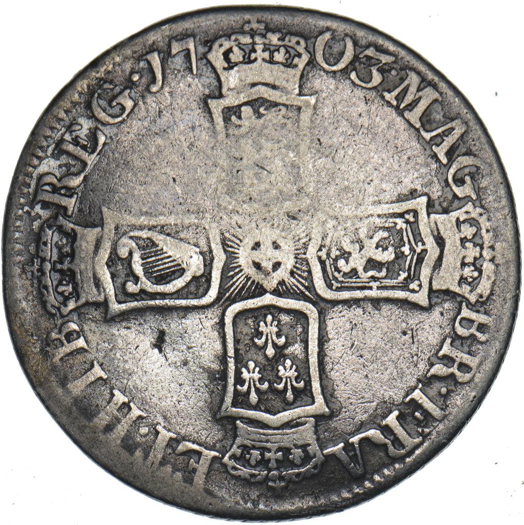 1703 VIGO Shilling - Anne British Silver Coin – The Coin King