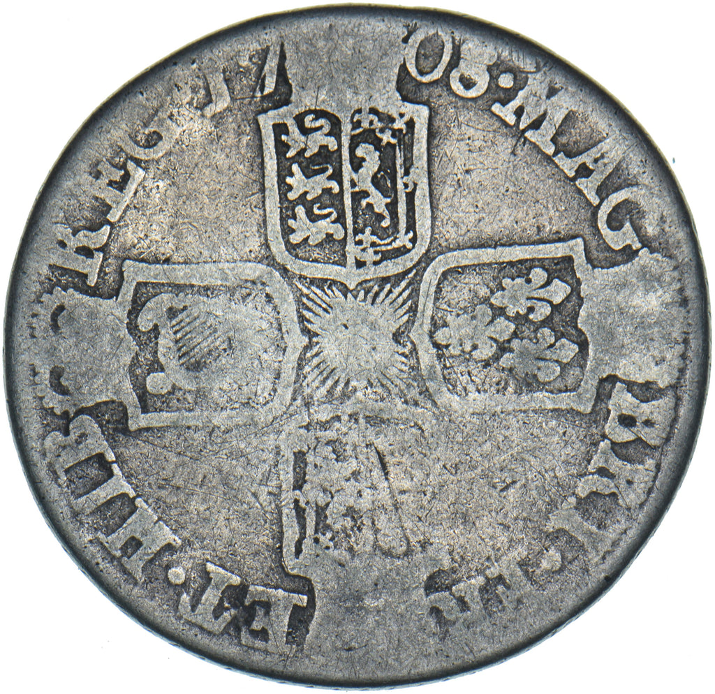 1708 E* Shilling (Edinburgh Bust) - Anne British Silver Coin – The Coin ...