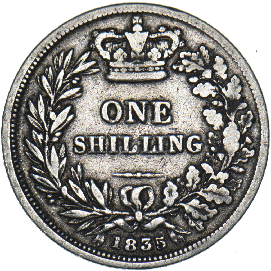 1835 Shilling - William IV British Silver Coin – The Coin King