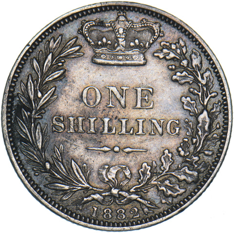 1882 Shilling - Victoria British Silver Coin - Nice – The Coin King