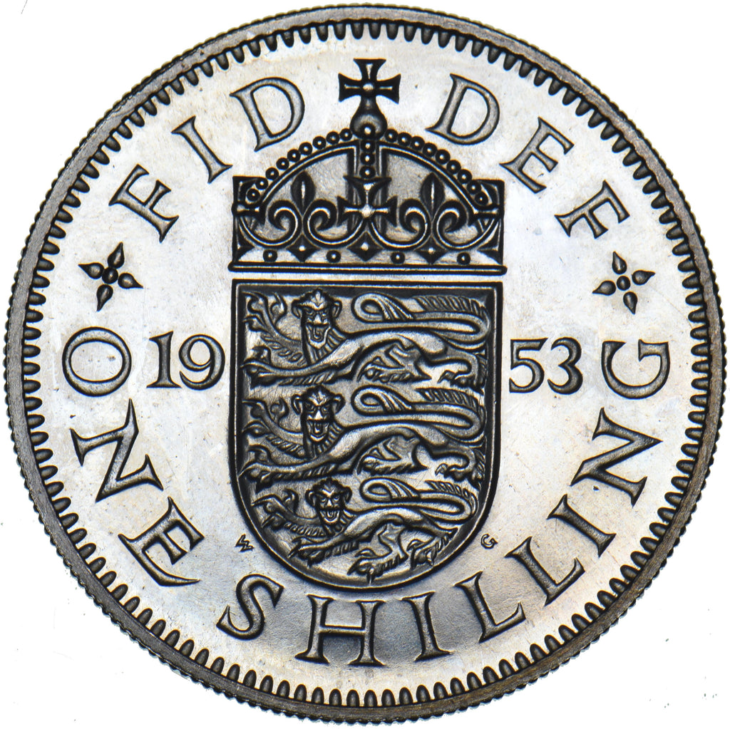 1953 Proof English Shilling - Elizabeth II British Coin - Superb – The ...
