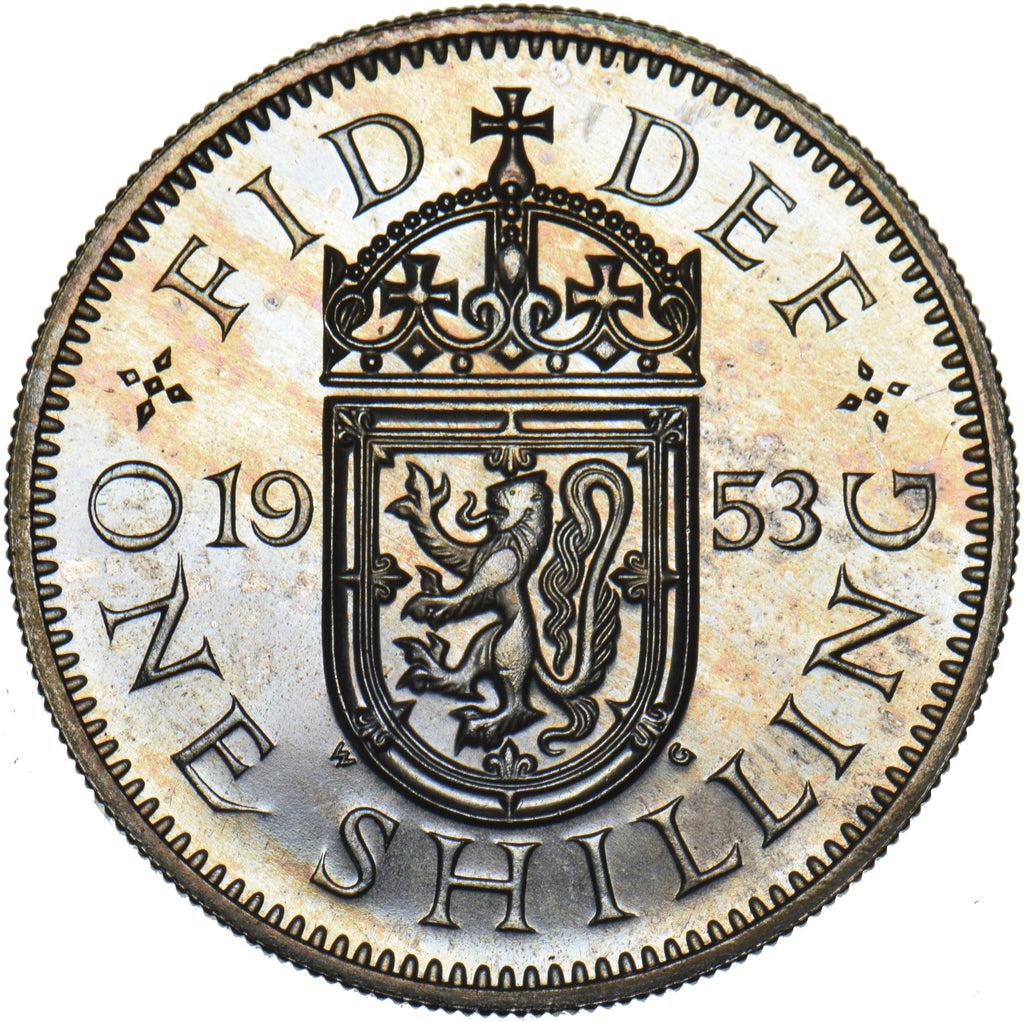 1953 Proof Scottish Shilling - Elizabeth II British Coin - Superb – The ...