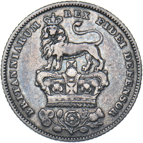 1826 Sixpence - George IV British Silver Coin - Nice – The Coin King