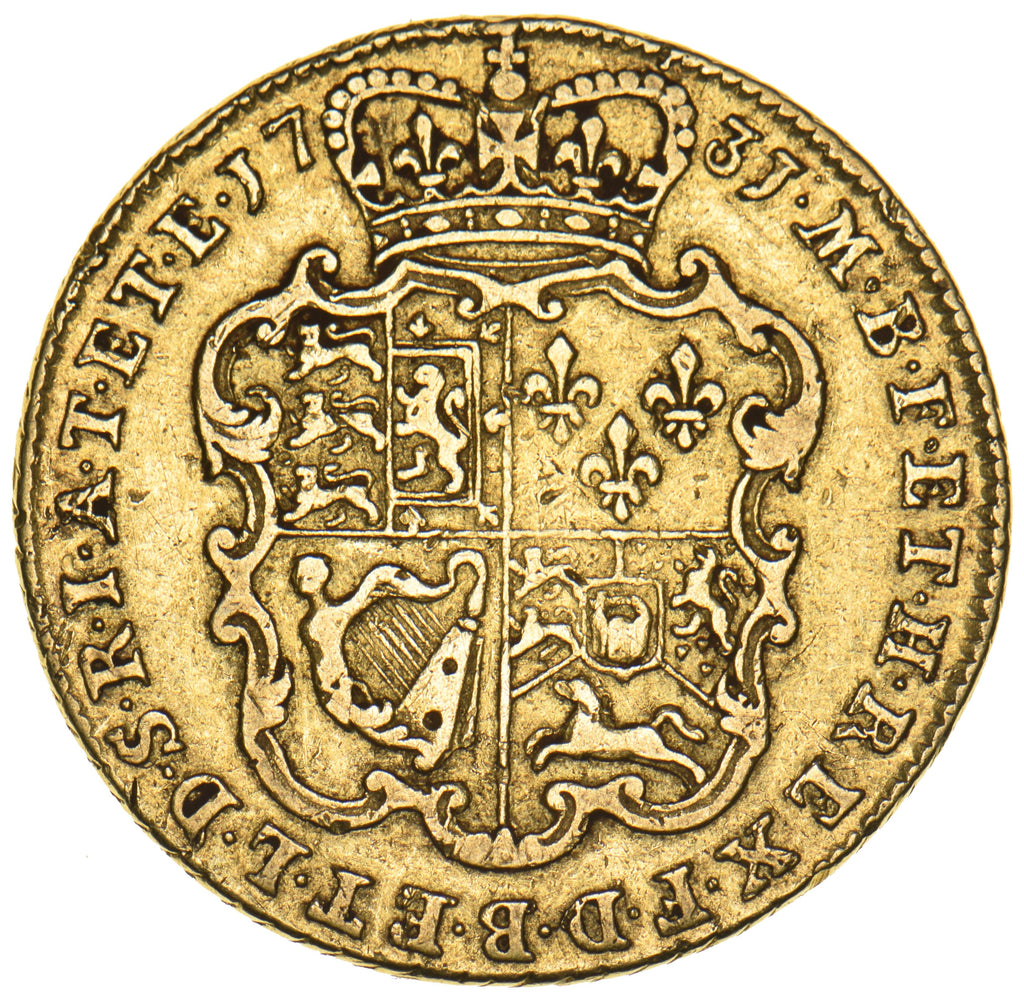 1731 Guinea - George II British Gold Coin - Nice – The Coin King