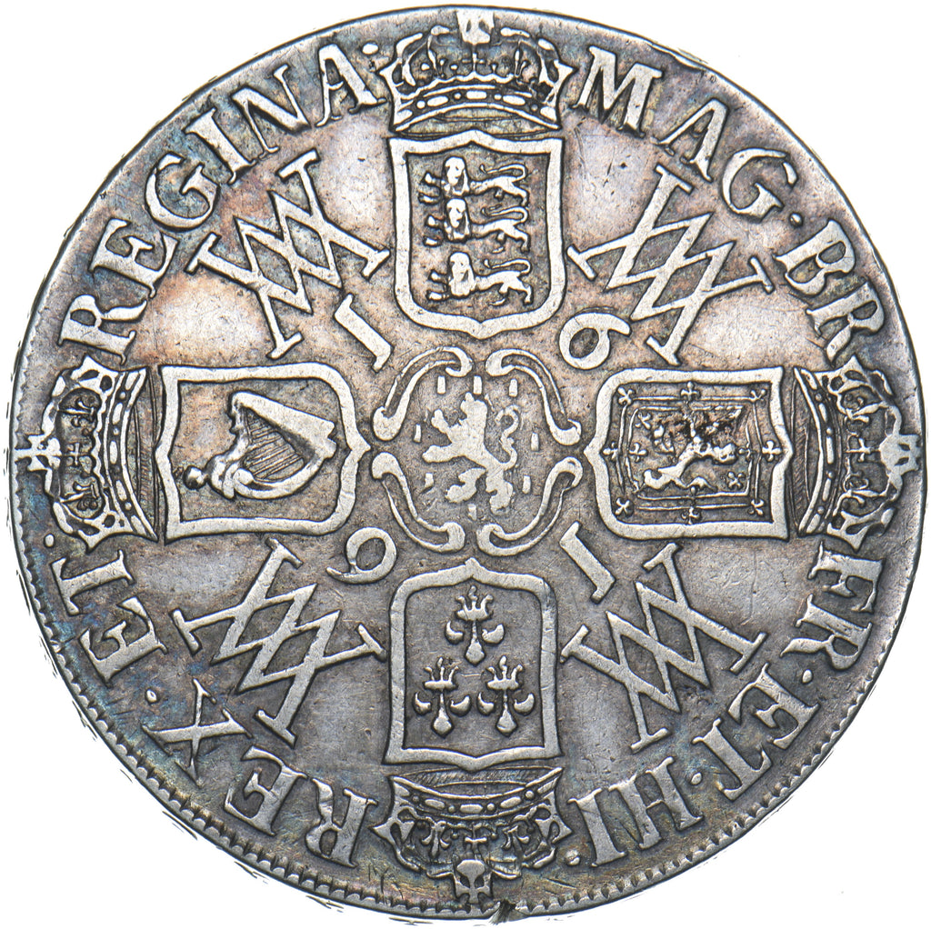 RESERVED 1691 Crown (I Over E) - William & Mary British Silver Coin ...
