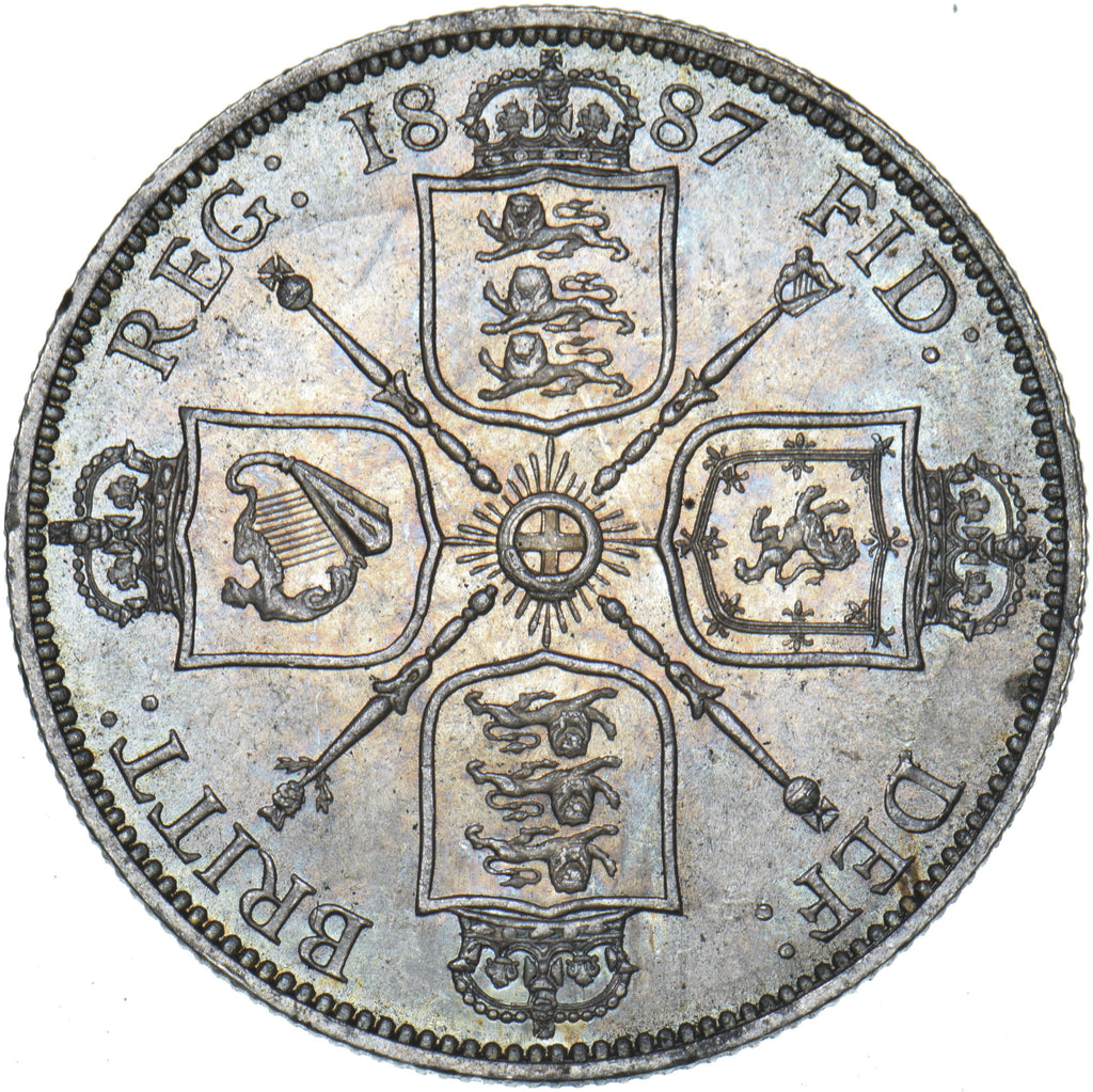 1887 Florin - Victoria British Silver Coin - Superb – The Coin King