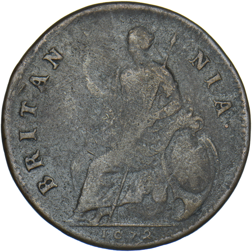 1672 Halfpenny - Charles II British Copper Coin – The Coin King