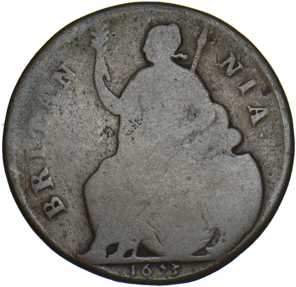 1673 Halfpenny - Charles II British Copper Coin – The Coin King