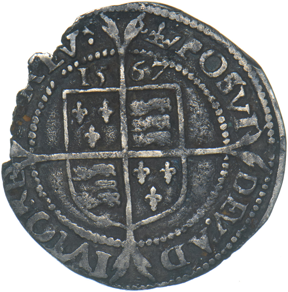 1567 Sixpence - Elizabeth I British Silver Hammered Coin – The Coin King