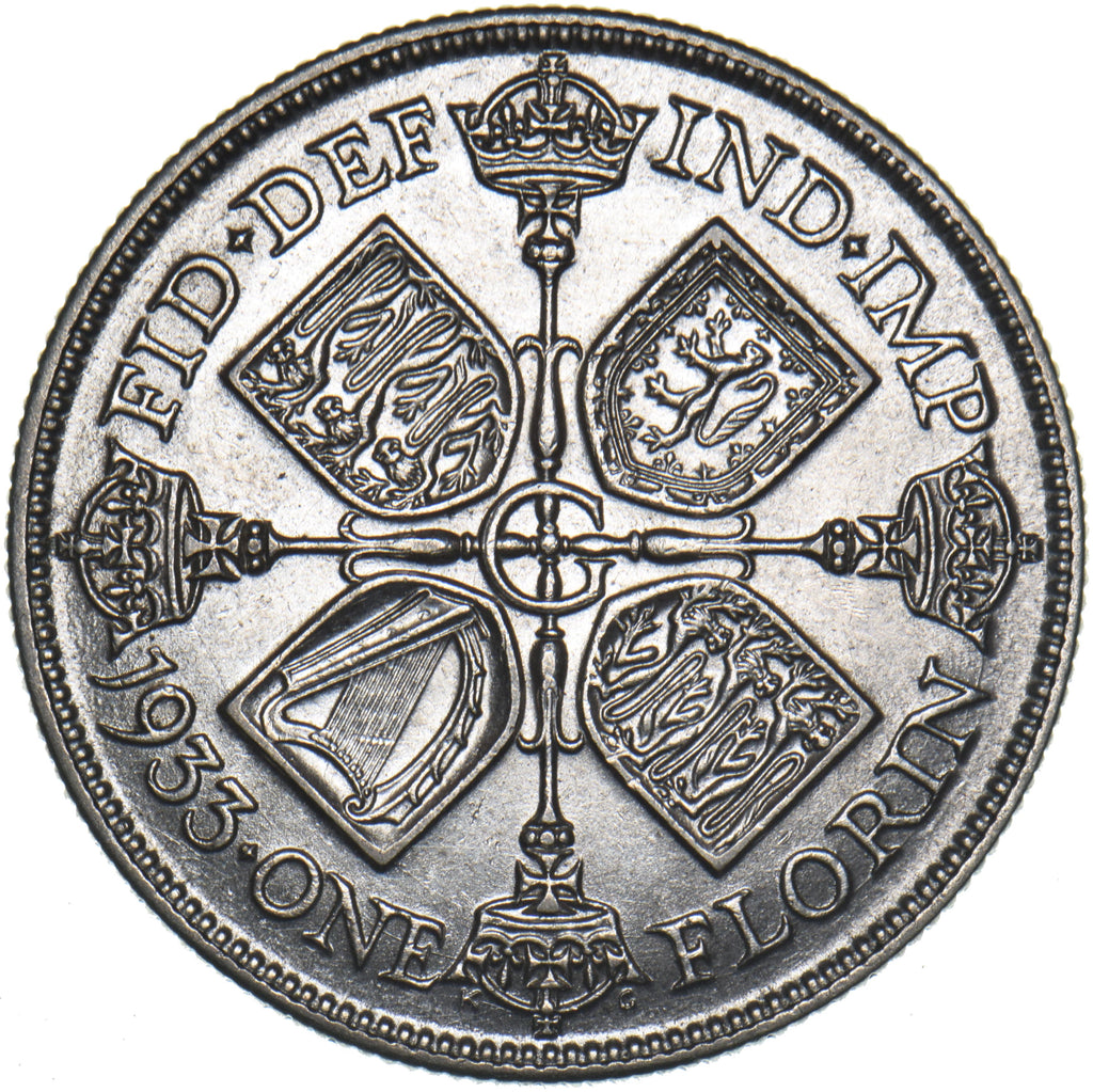 1933 Florin - George V British Silver Coin - Very Nice – The Coin King