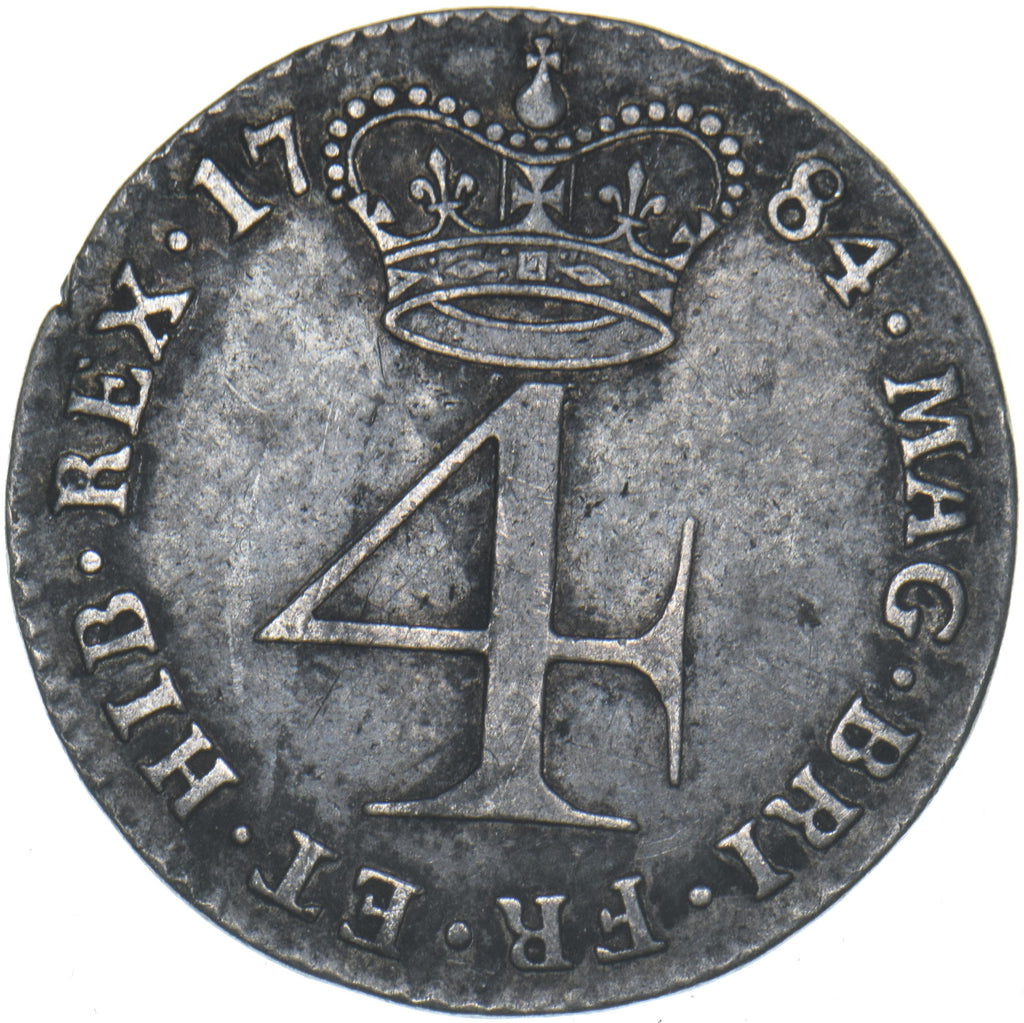 1784 Maundy Fourpence - George III British Silver Coin - Nice – The ...