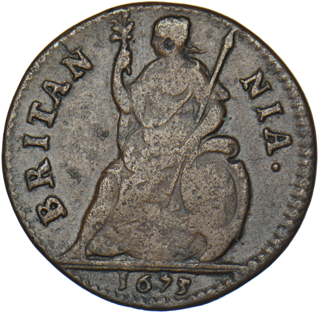 1673 Farthing - Charles II British Copper Coin – The Coin King