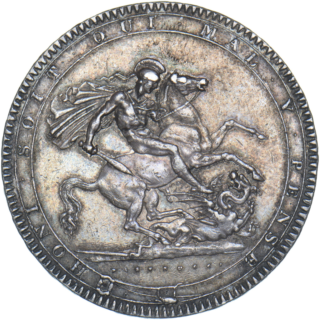 1818 LIX Crown - George III British Silver Coin - Nice – The Coin King