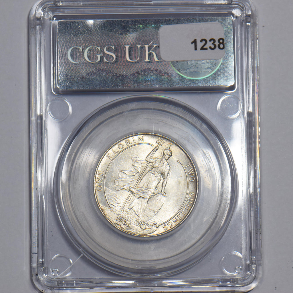 1906 Florin (CGS 75) - Edward VII British Silver Coin - Superb – The ...