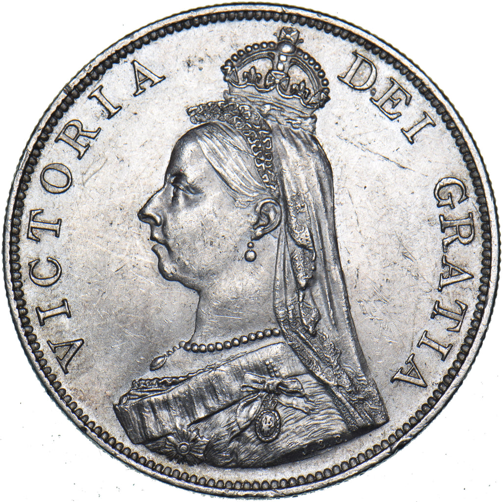 1889 Double Florin - Victoria British Silver Coin - Very Nice – The ...