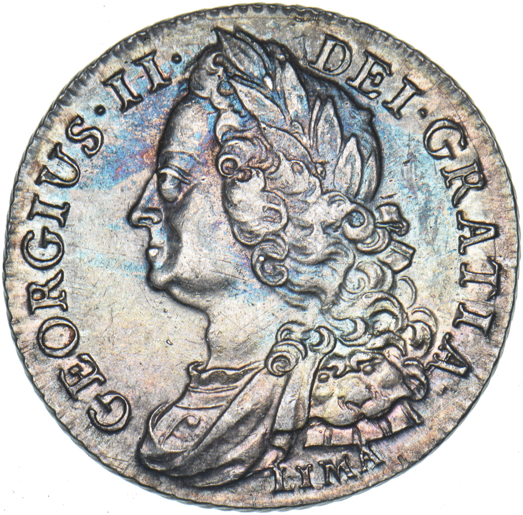 1745 LIMA Shilling - George II British Silver Coin - Very Nice – The ...
