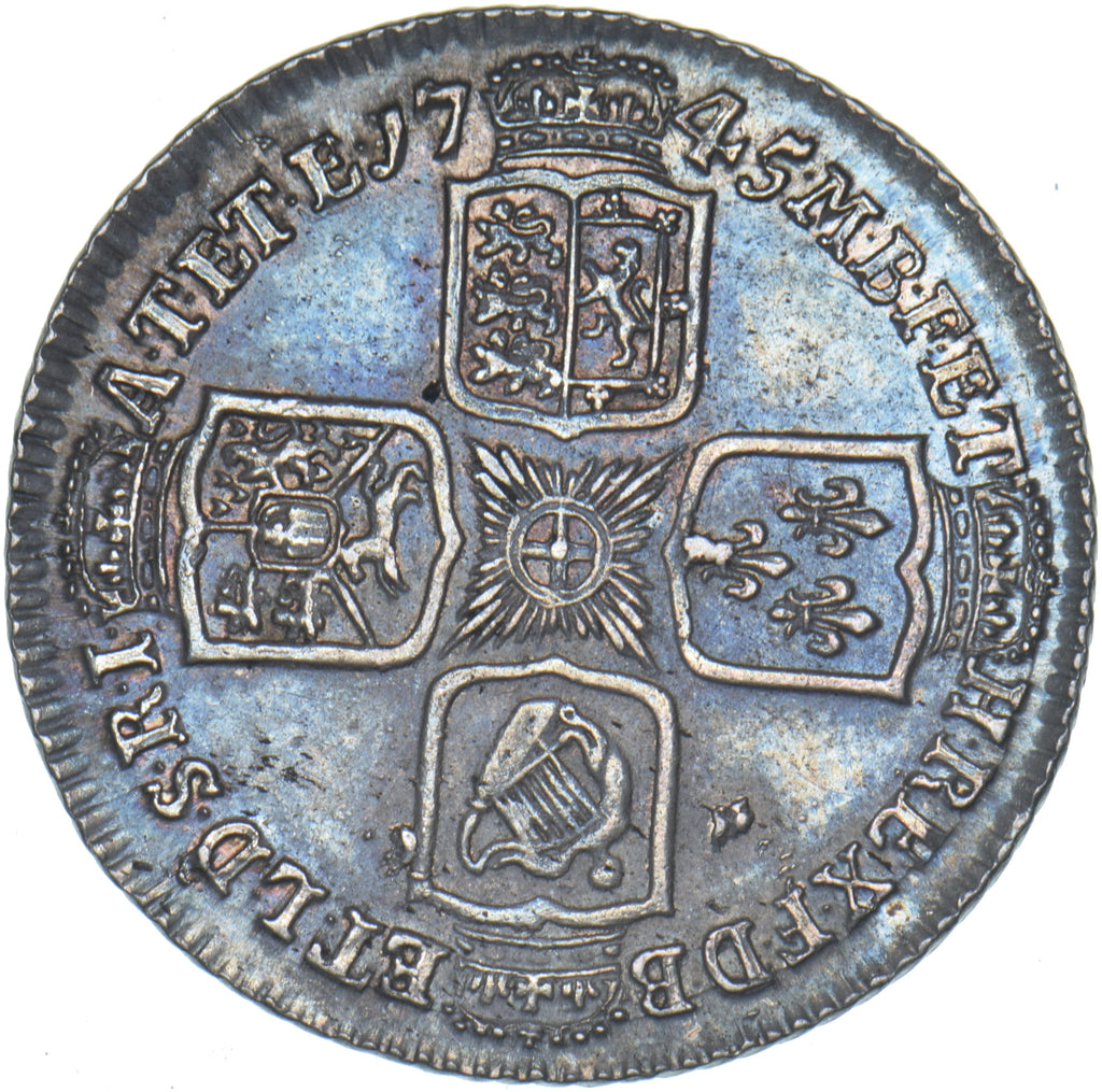 1745 LIMA Shilling - George II British Silver Coin - Very Nice – The ...