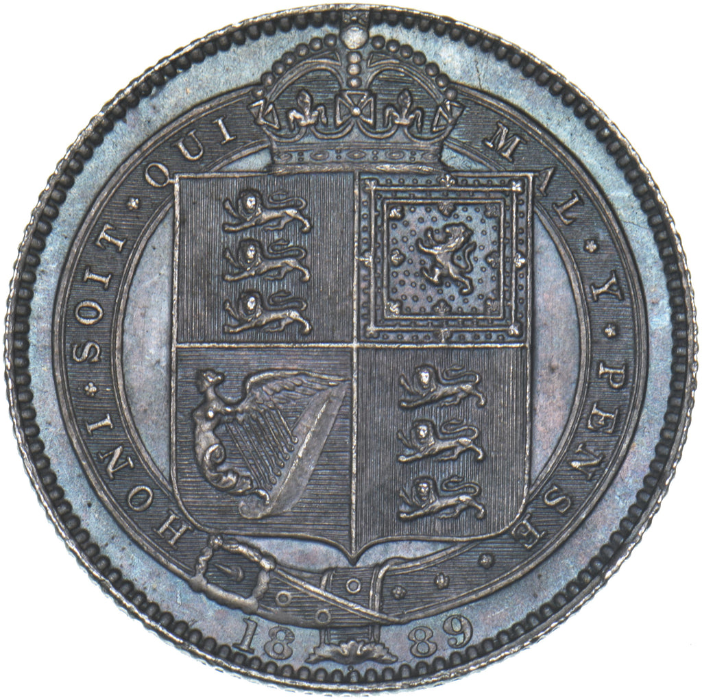 1889 Shilling - Victoria British Silver Coin - Superb – The Coin King
