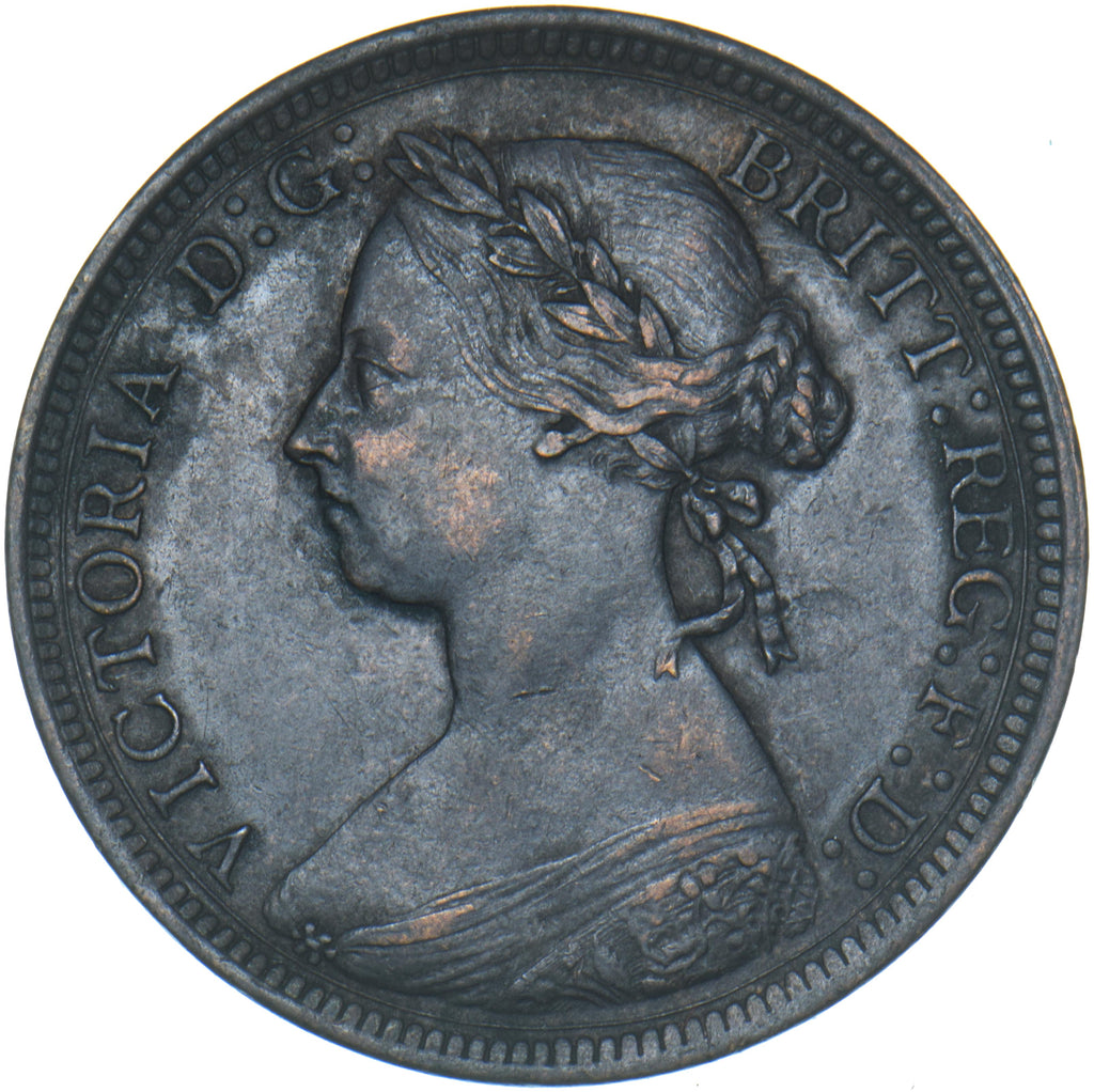 1891 Halfpenny - Victoria British Bronze Coin - Nice – The Coin King