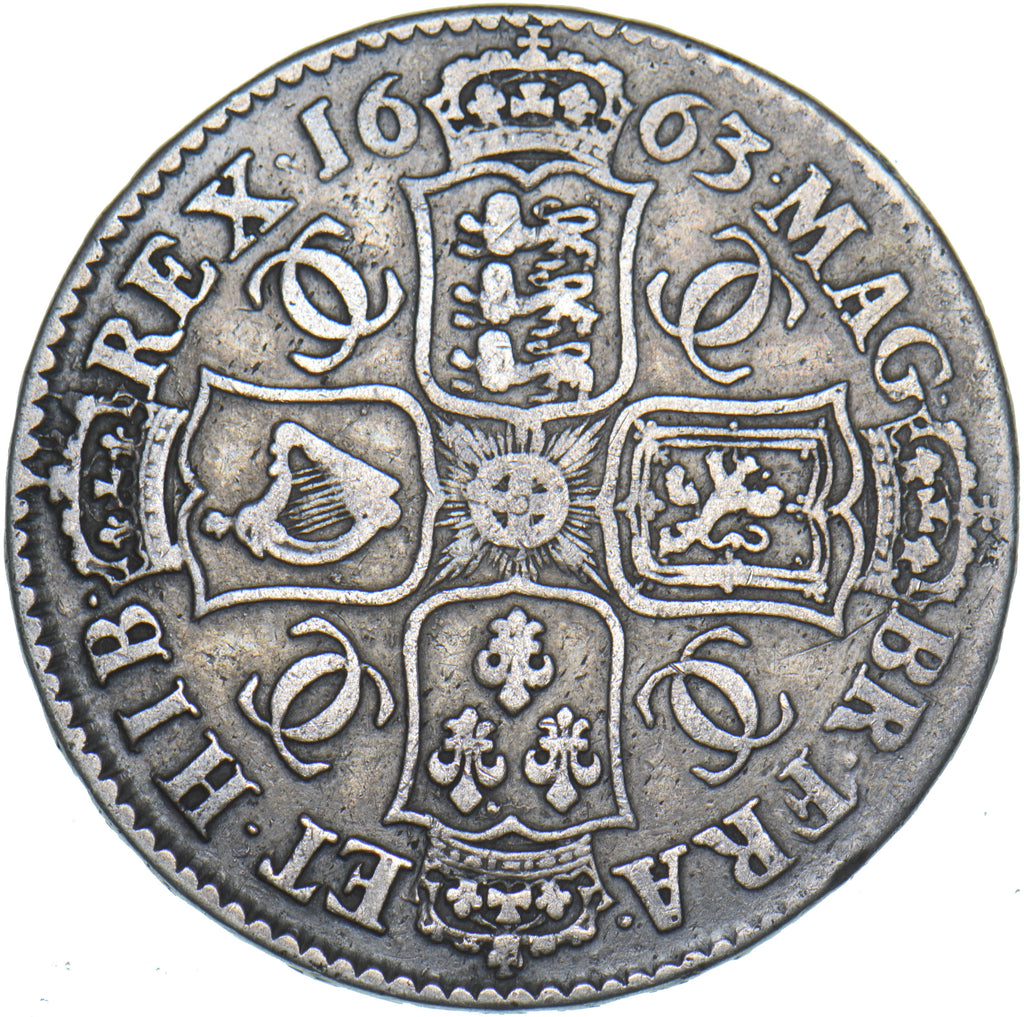 1663 Halfcrown - Charles II British Silver Coin - Nice – The Coin King
