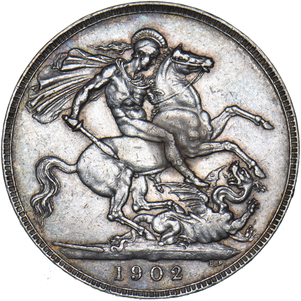 1902 Crown - Edward VII British Silver Coin - Nice – The Coin King