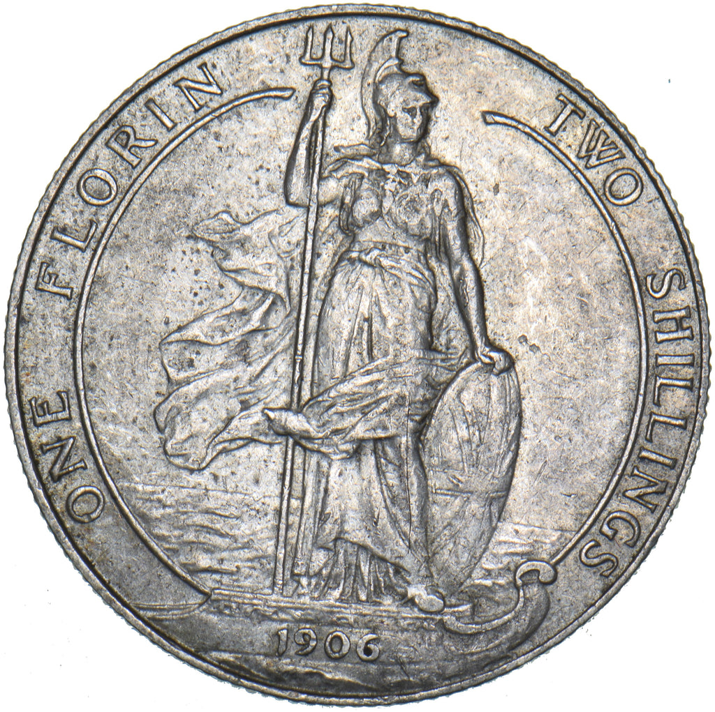 1906 Florin - Edward VII British Silver Coin - Nice – The Coin King