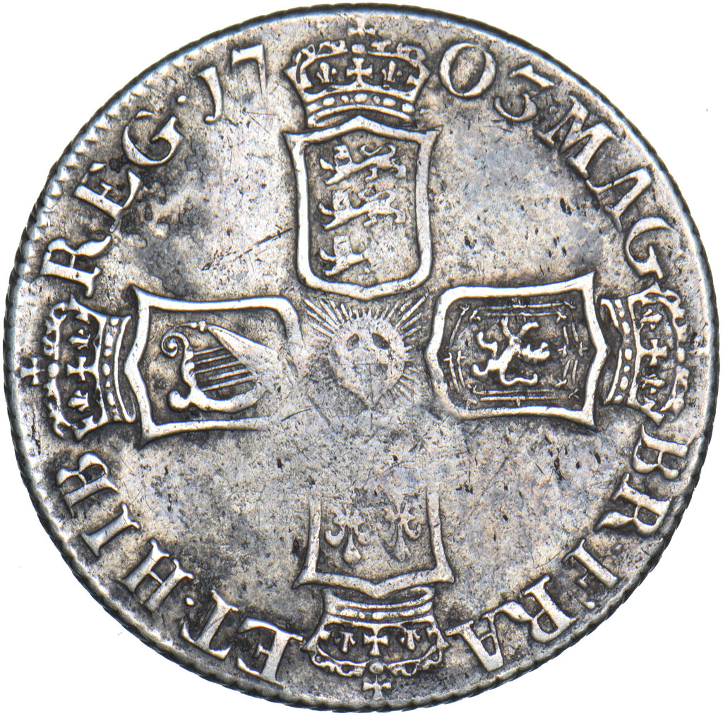 1703 VIGO Shilling - Anne British Silver Coin – The Coin King