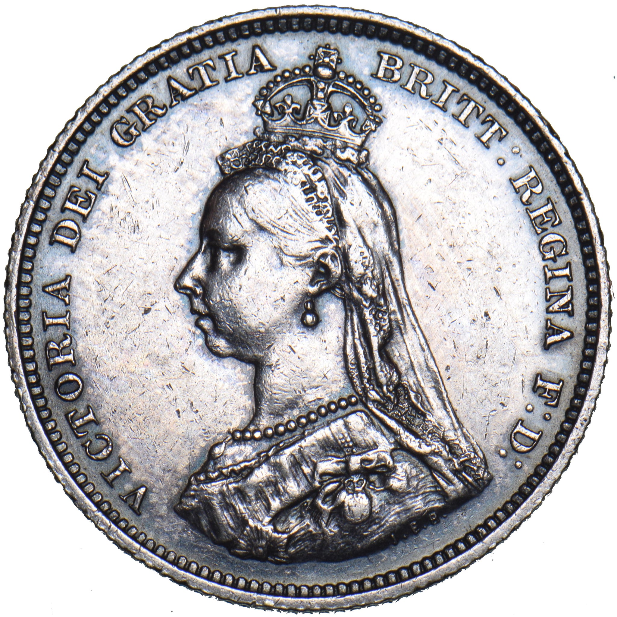 1887 Shilling - Victoria British Silver Coin - Nice – The Coin King
