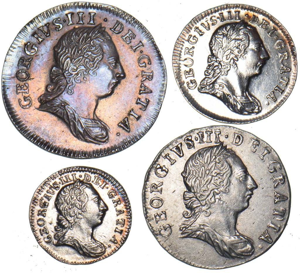 1772 Maundy Set - George III British Silver Coins - Very Nice – The ...