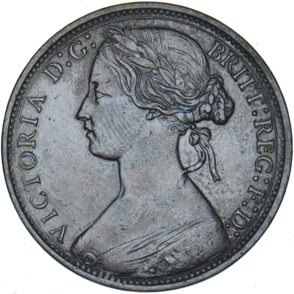 1864 Penny (Upper Serif) - Victoria British Bronze Coin - Nice – The ...