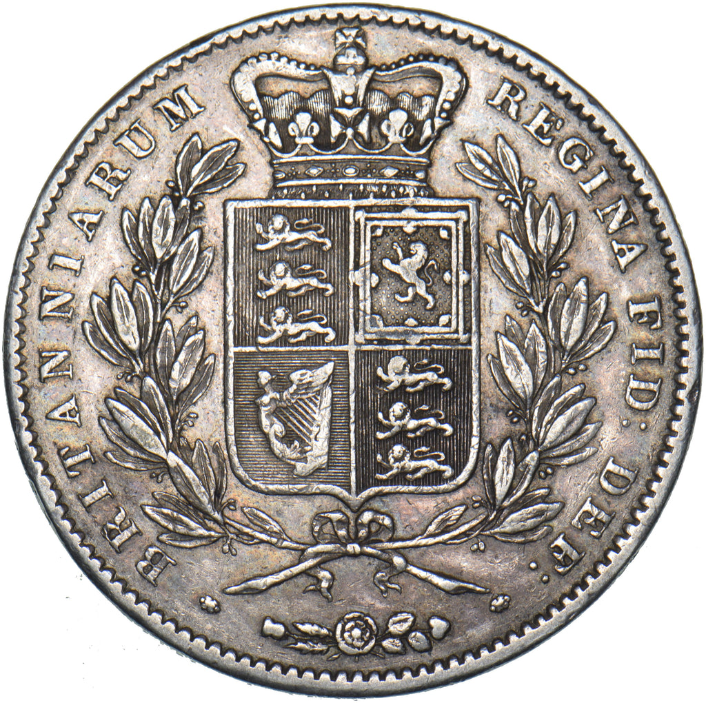 1847 Crown - Victoria British Silver Coin - Nice – The Coin King