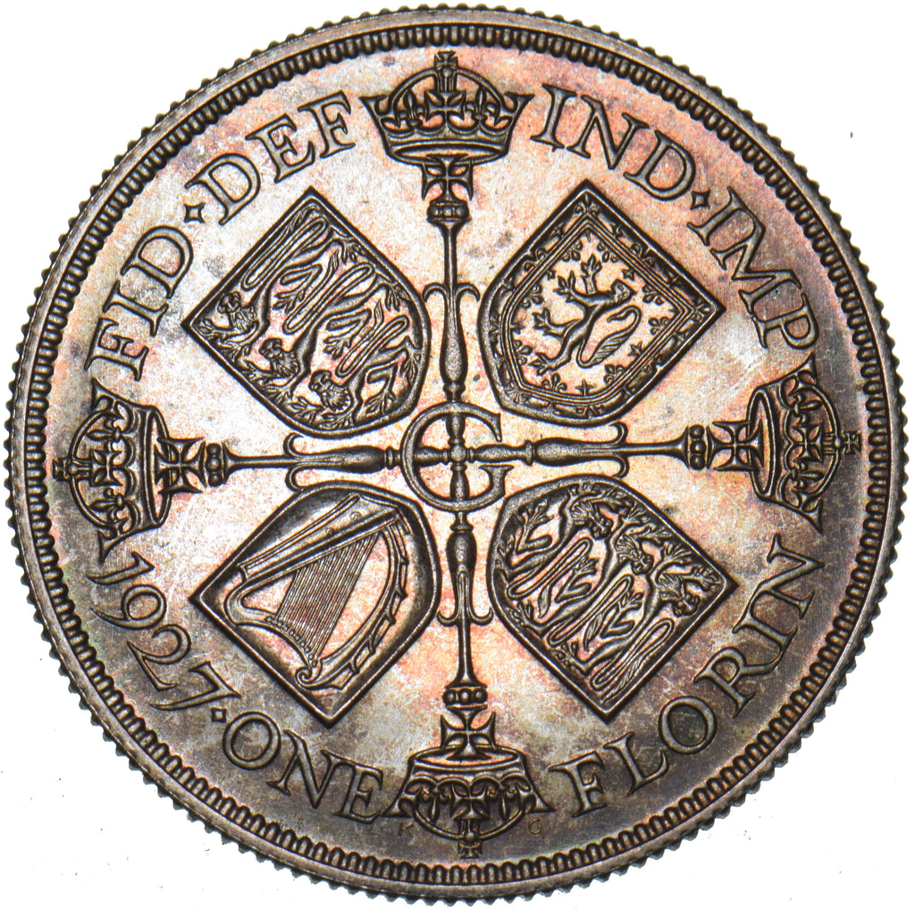 1927 Proof Florin - George V British Silver Coin - Superb – The Coin King