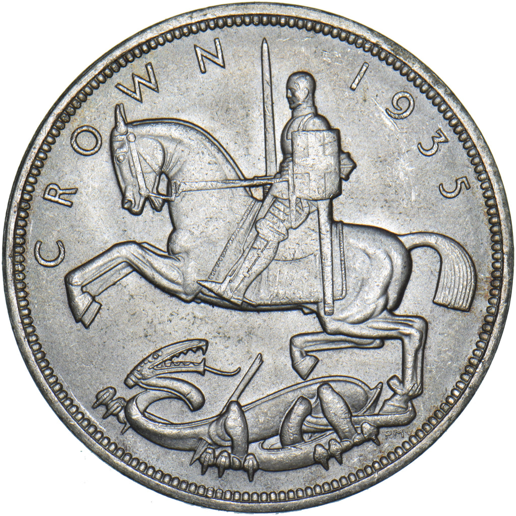 1935 Crown - George V British Silver Coin - Superb – The Coin King