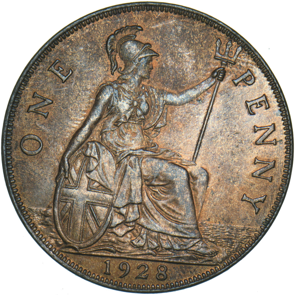 1928 Penny - George V British Bronze Coin - Superb – The Coin King