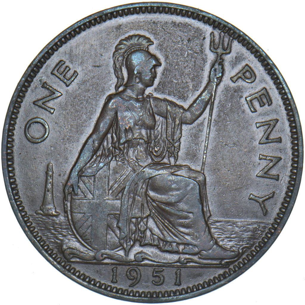 1951 Penny - George VI British Bronze Coin - Nice – The Coin King