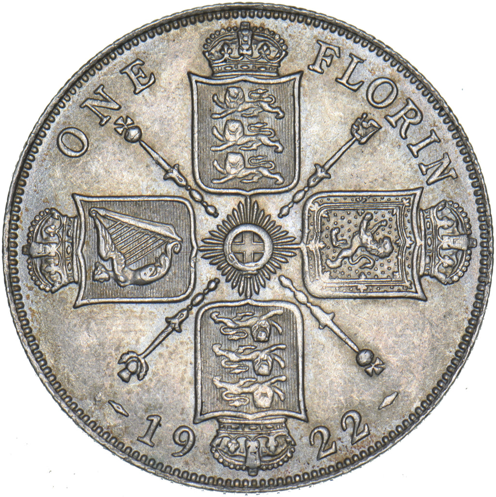 1922 Florin - George V British Silver Coin - Very Nice – The Coin King