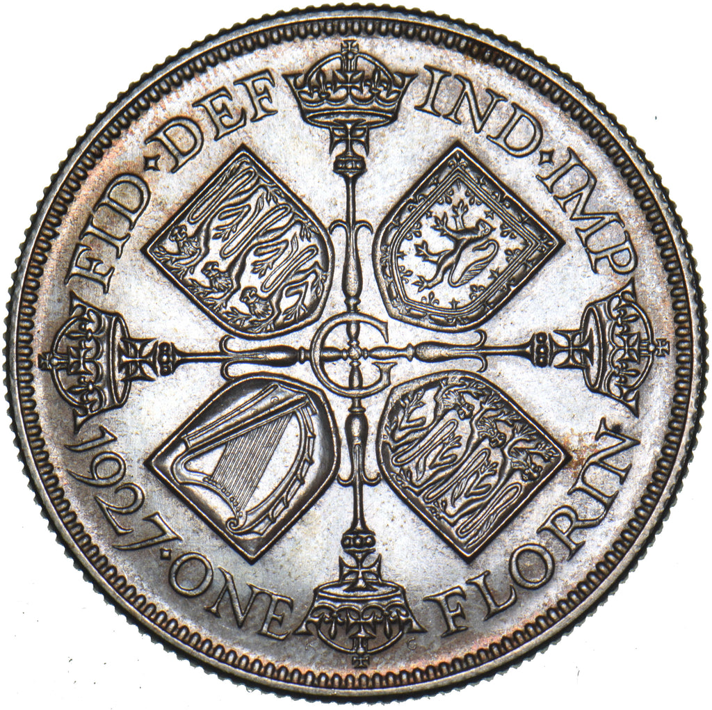 1927 Proof Florin - George V British Silver Coin - Superb – The Coin King