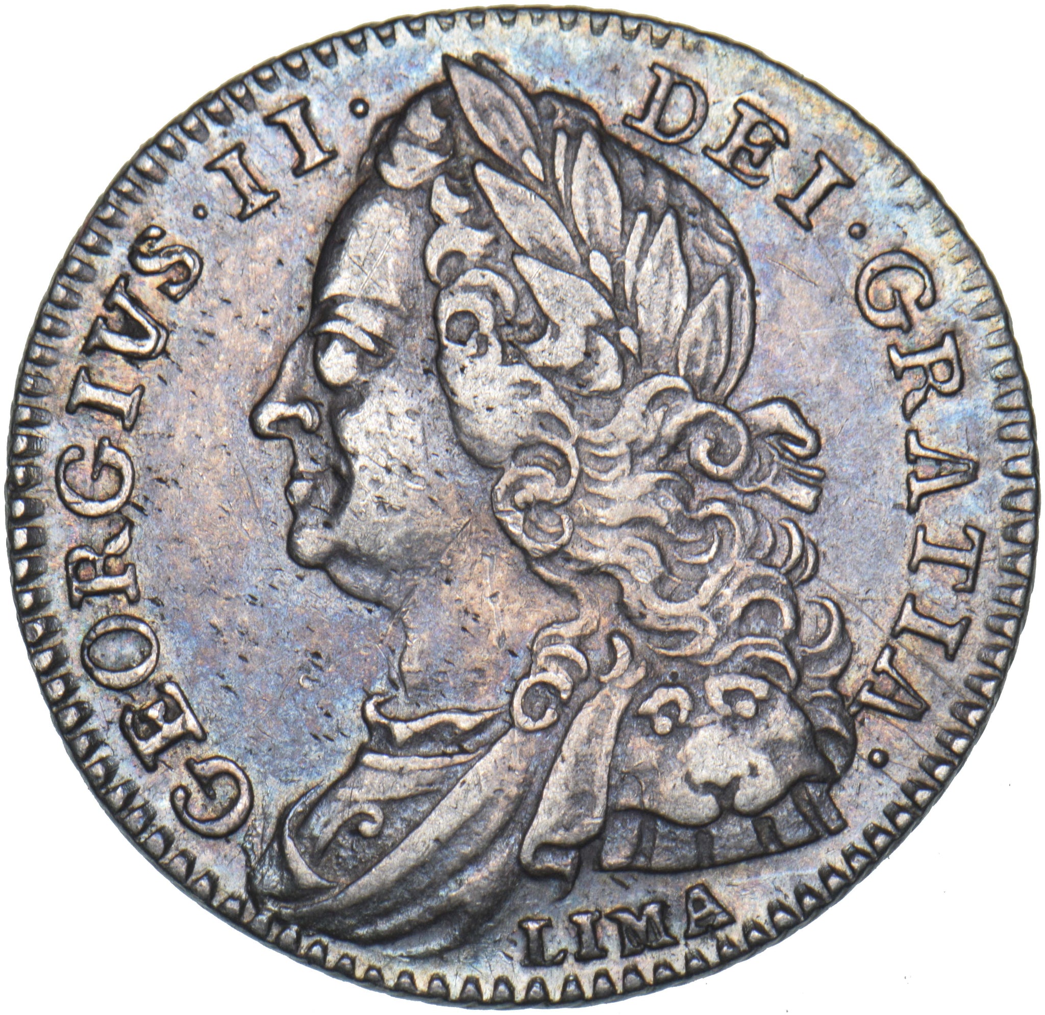 1746 Lima Sixpence - George II British Silver Coin - Very Nice – The ...