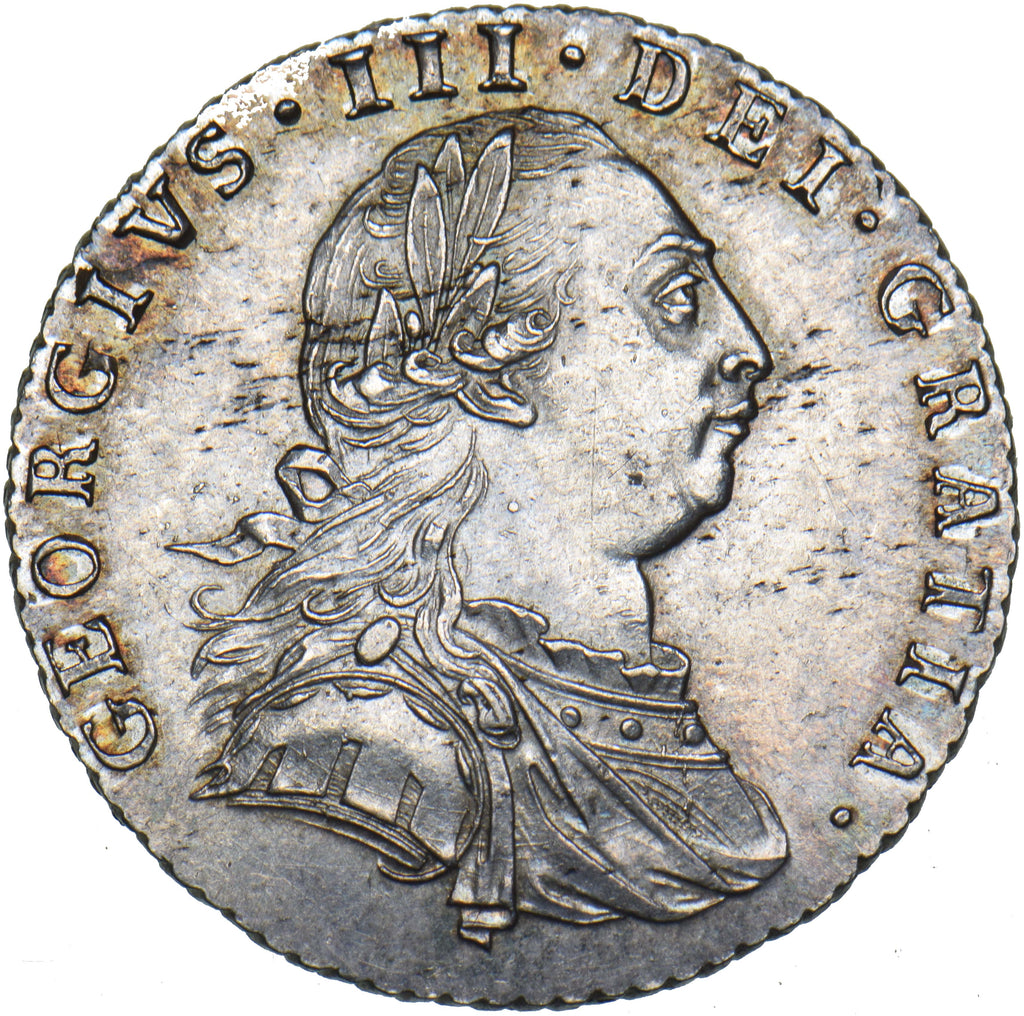 1787 Sixpence - George III British Silver Coin - Superb – The Coin King