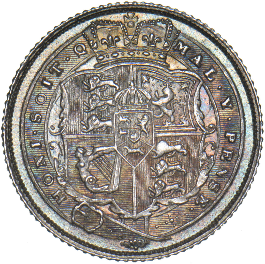 1819 Sixpence - George III British Silver Coin - Superb – The Coin King
