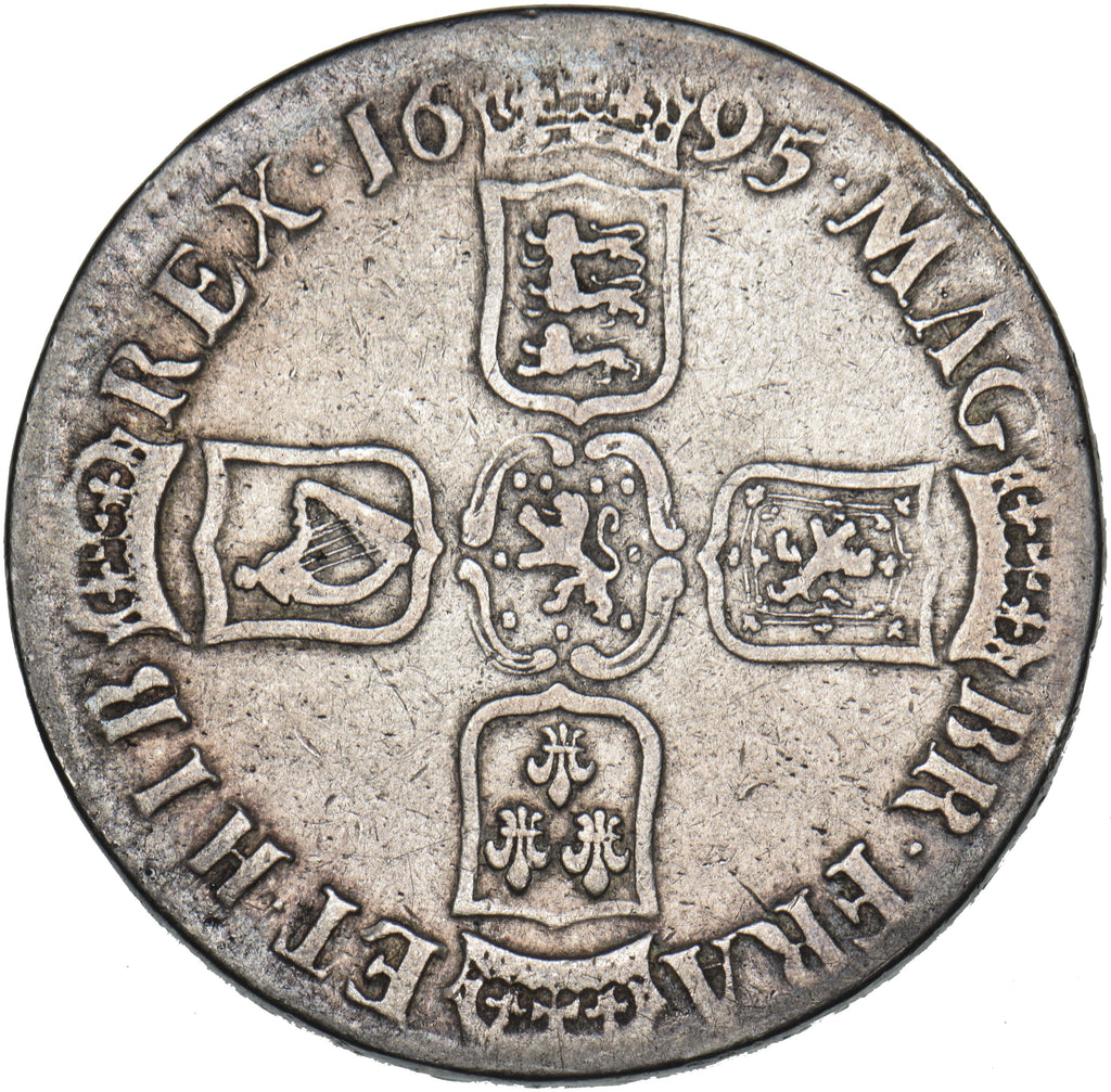 1695 Crown - William III British Silver Coin – The Coin King