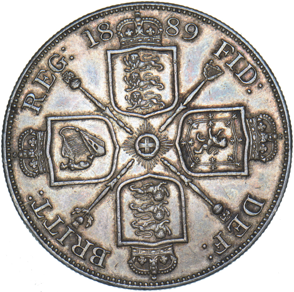 1889 Double Florin - Victoria British Silver Coin - Very Nice – The ...